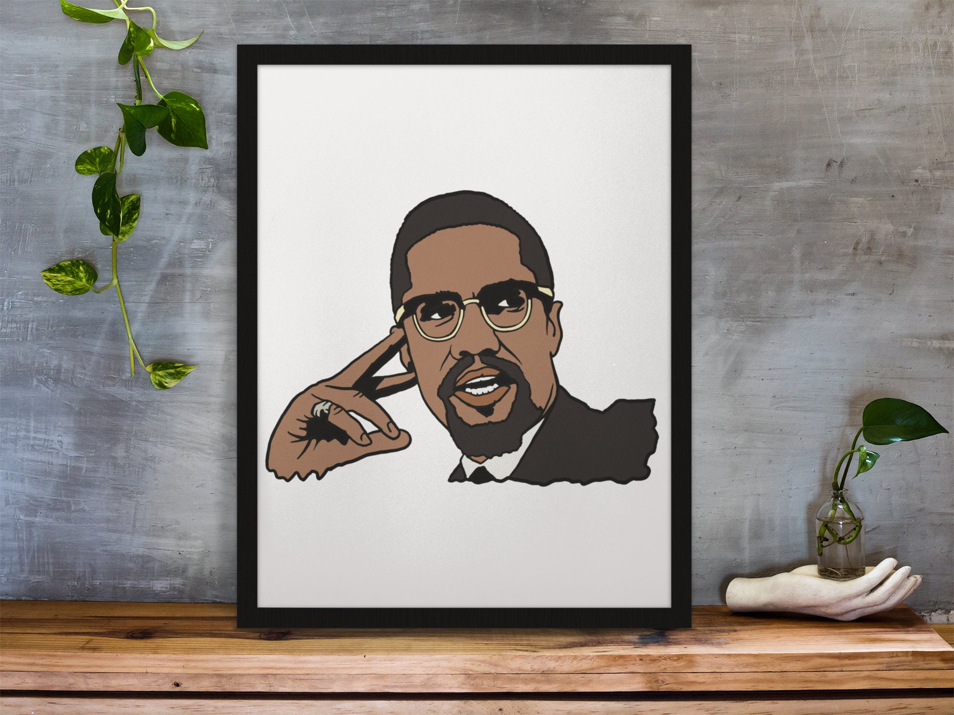 Paquete Malcolm X SVG Mes de la Historia Negra Svg Mes de la - Etsy México