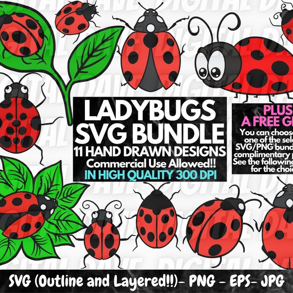 Mom Ladybug Svg - Etsy