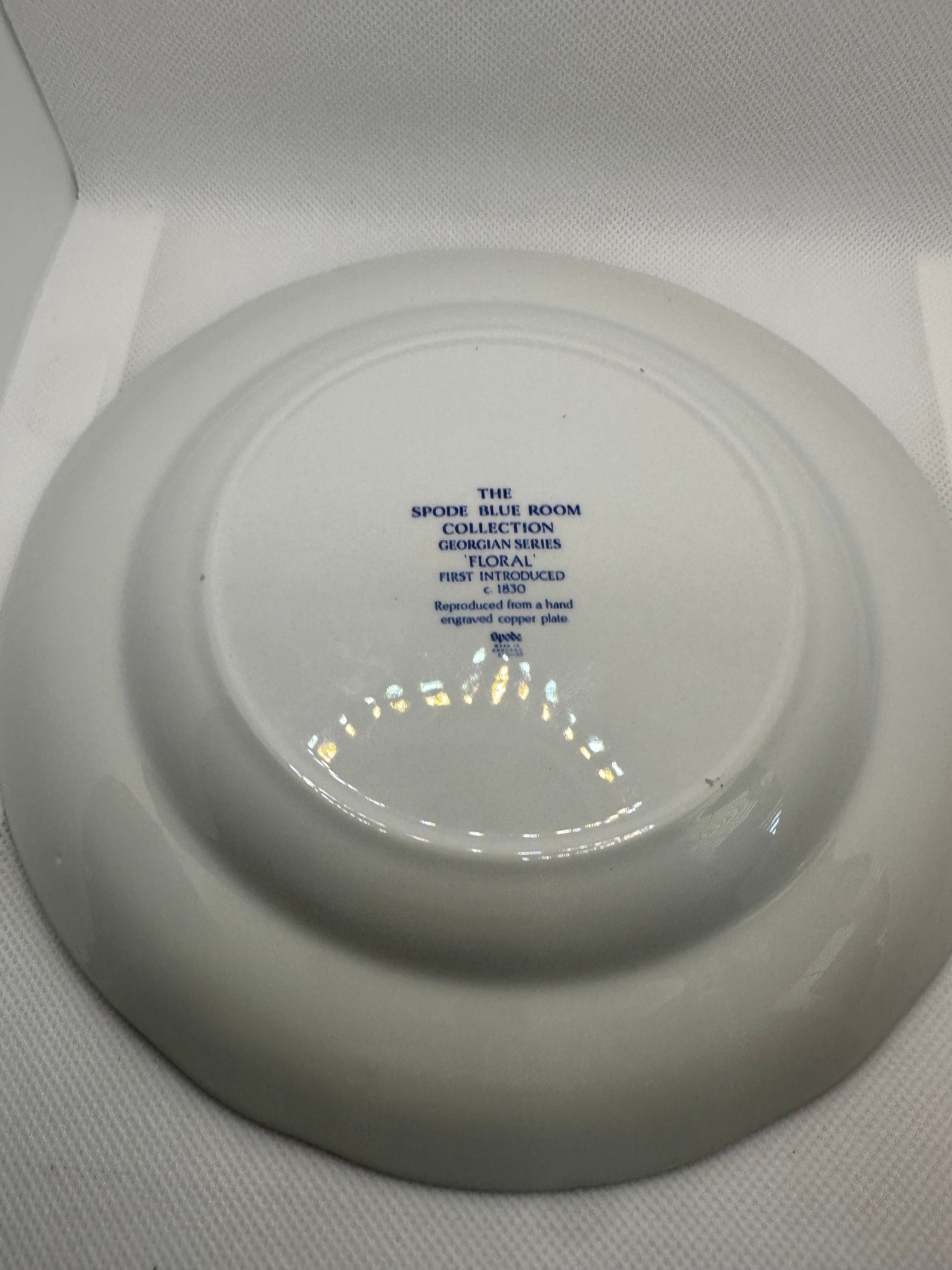 Vintage Spode Blue Room Collection Georgian BOTANICAL - Etsy