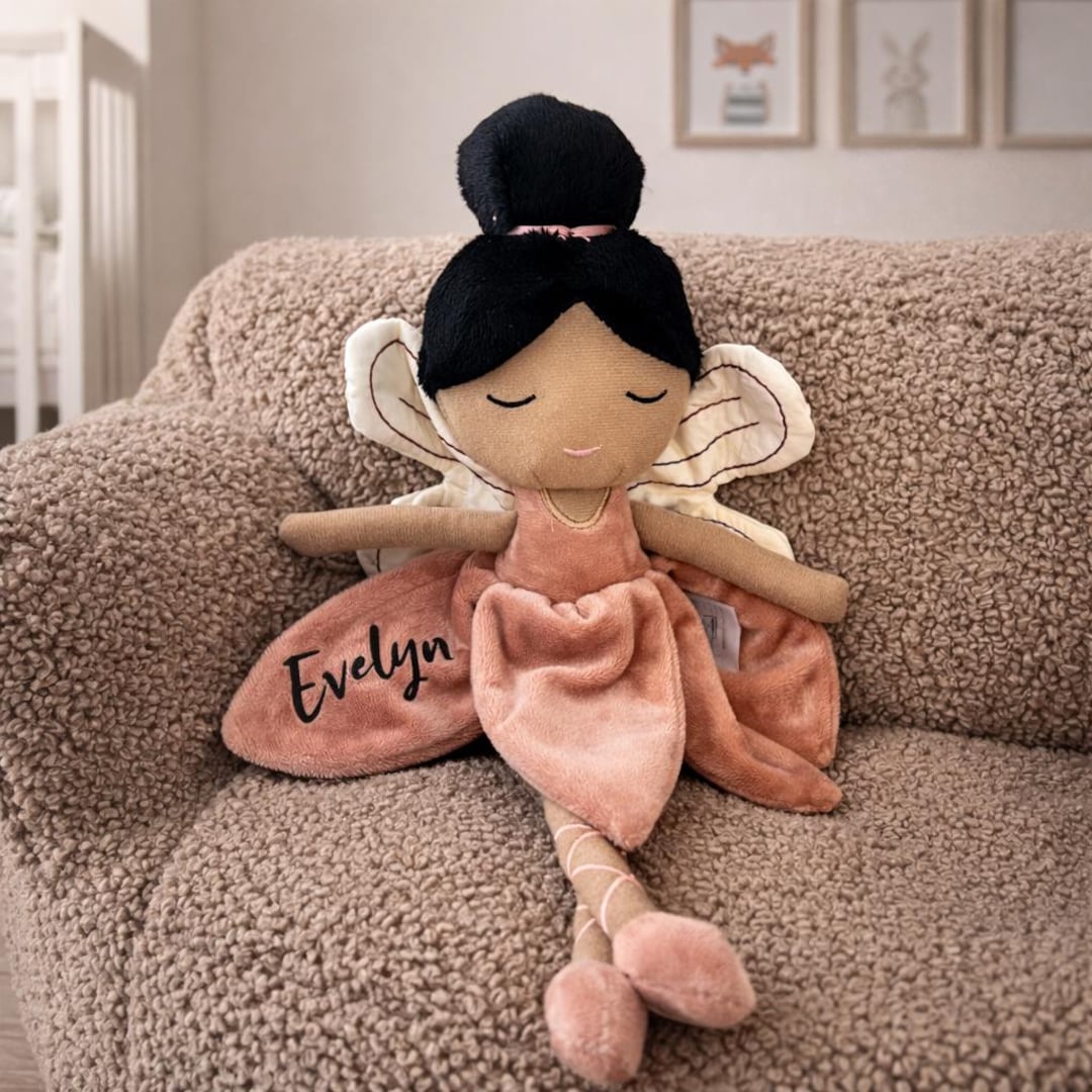 Personalized Fairy Plush Toy | Cuddly Fairy With Name | Gift for Birth ...