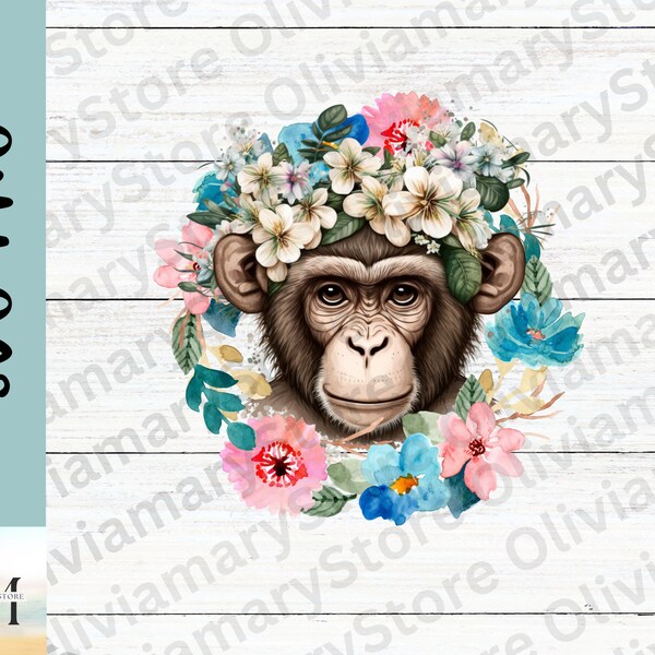 Monkey Wreath - Etsy