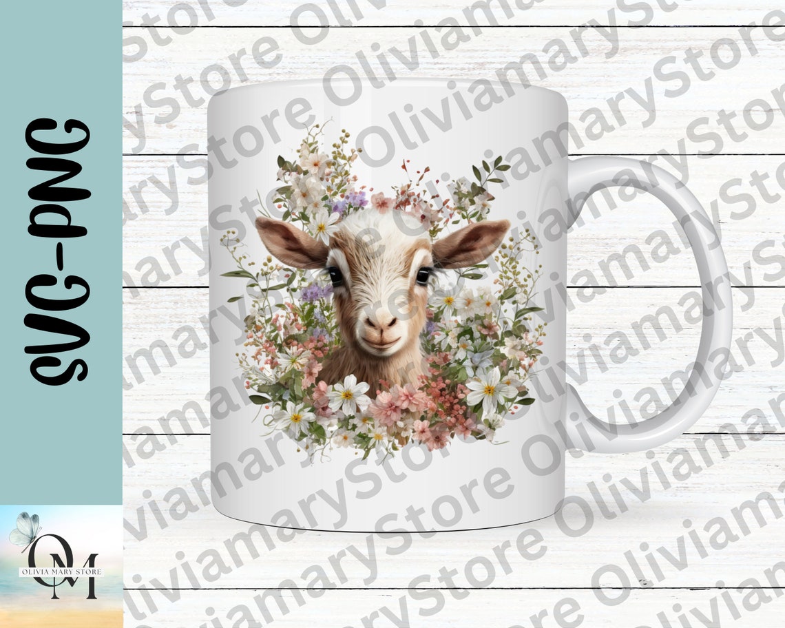 Goat PNG, Goat Watercolor, Goat Clipart, Farm Animal Png, SVG, Goat ...