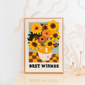 Sunflower Punch Needle Kit for Beginner, Beginner Punch Needle Kit With ...