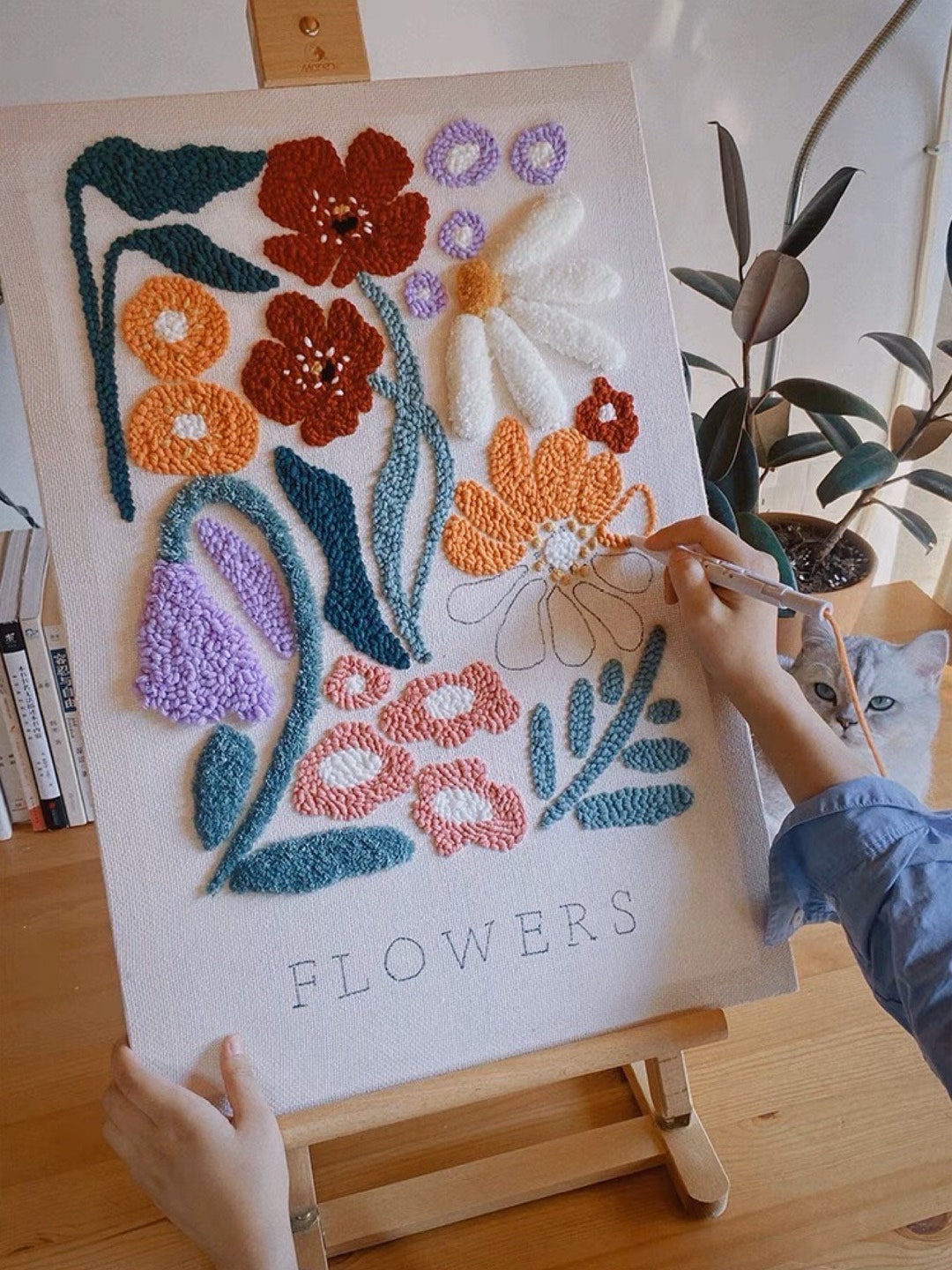 Punch Needle Kit for Beginner Beginner Punch Needle Kit With - Etsy Canada