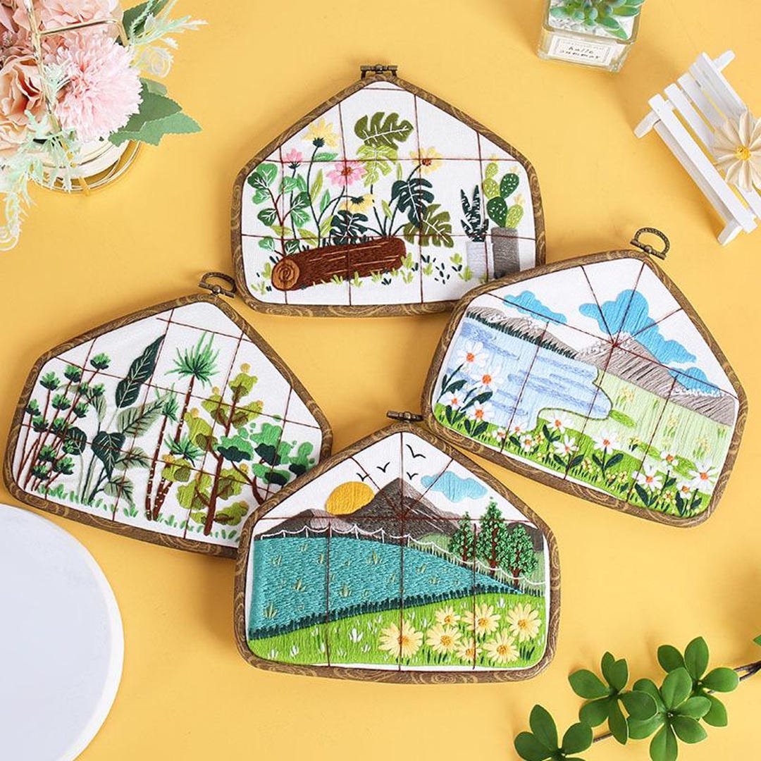 Embroidery Kit Beginner, Beginner Embroidery Kit, Modern Embroidery Kit ...