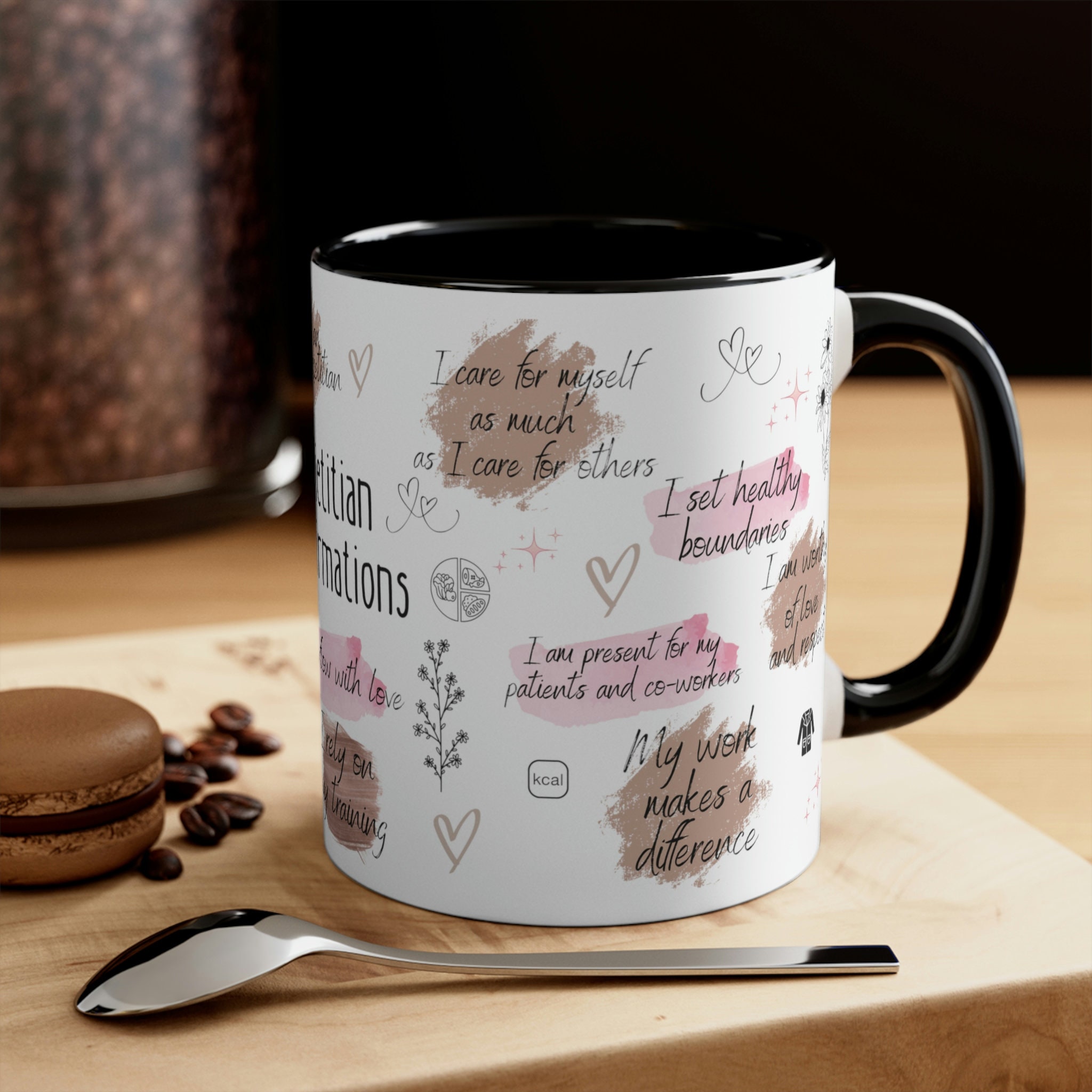 Dietitian Affirmations Mug, Positive Affirmations, Daily Reminders ...