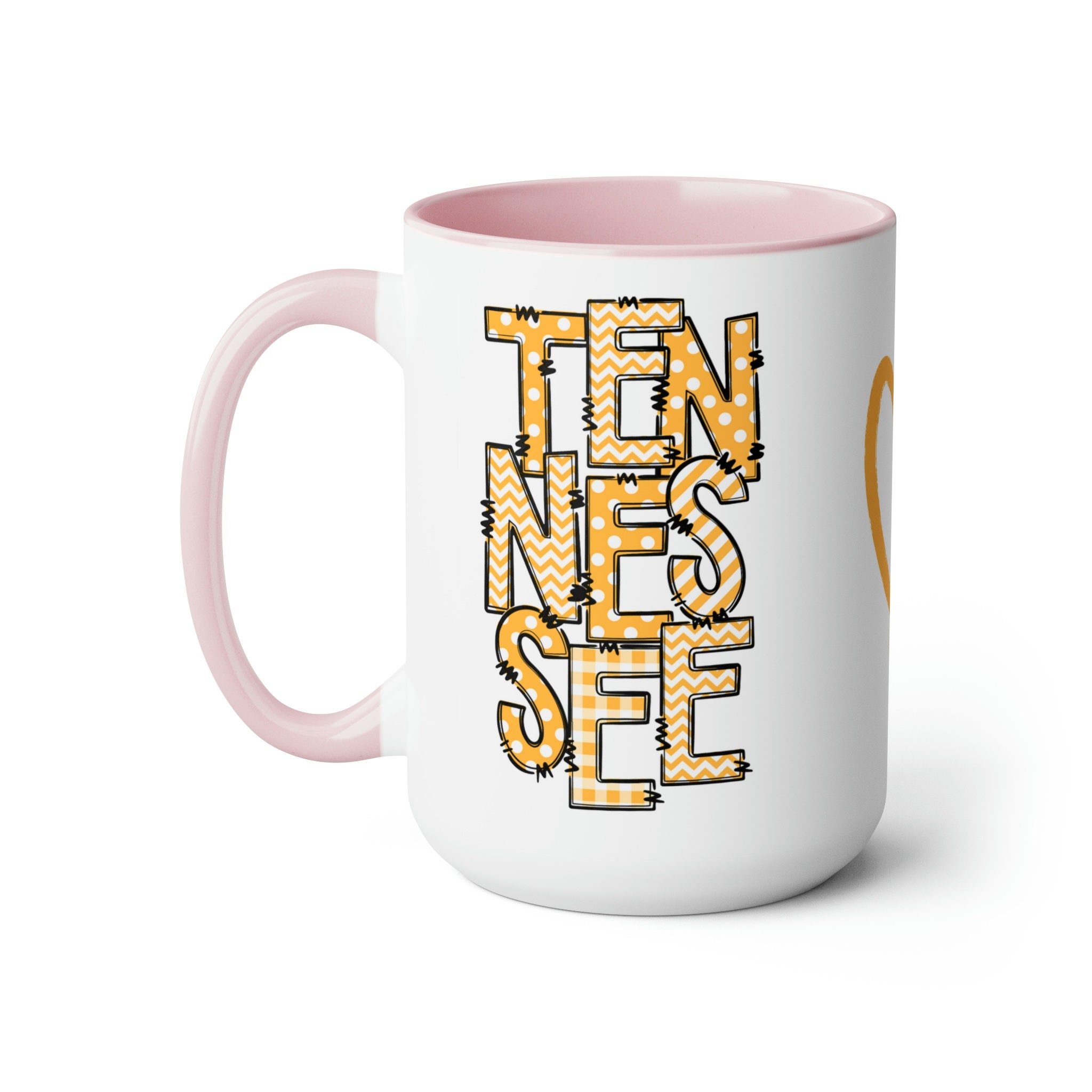Tennessee Mug, Cute Tennessee Mug, Two-tone Coffee Mugs, 15oz - Etsy