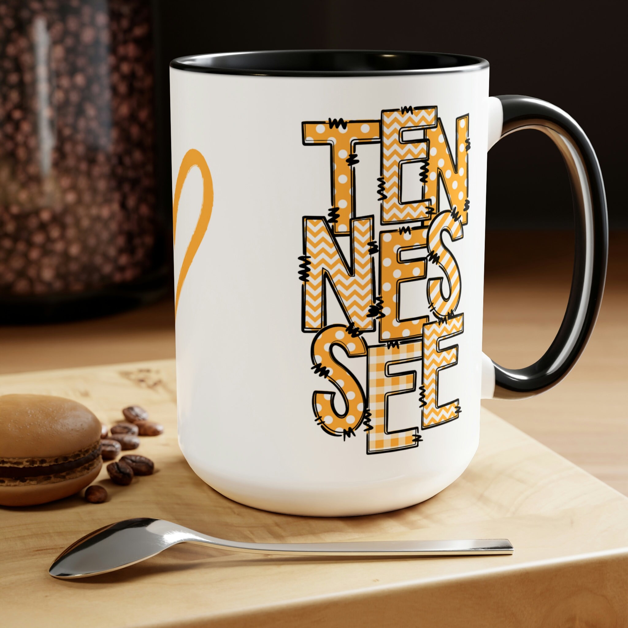 Tennessee Mug, Cute Tennessee Mug, Two-tone Coffee Mugs, 15oz - Etsy