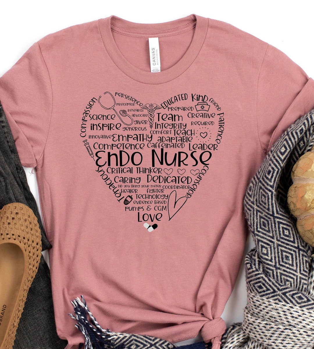 Endo Nurse T Shirt, Endocrinology Nurse Shirt, Doodle Nurse Shirt ...