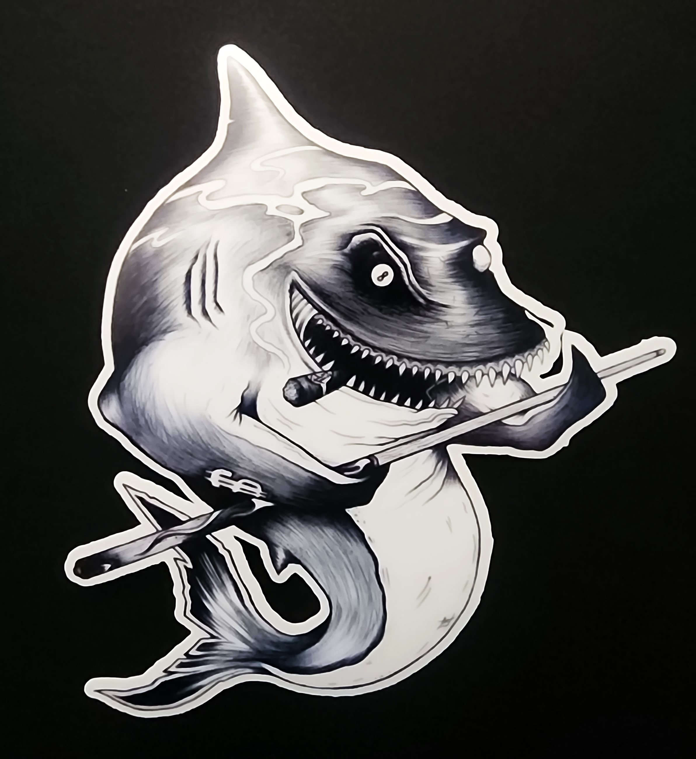 Pool Shark Sticker - Etsy