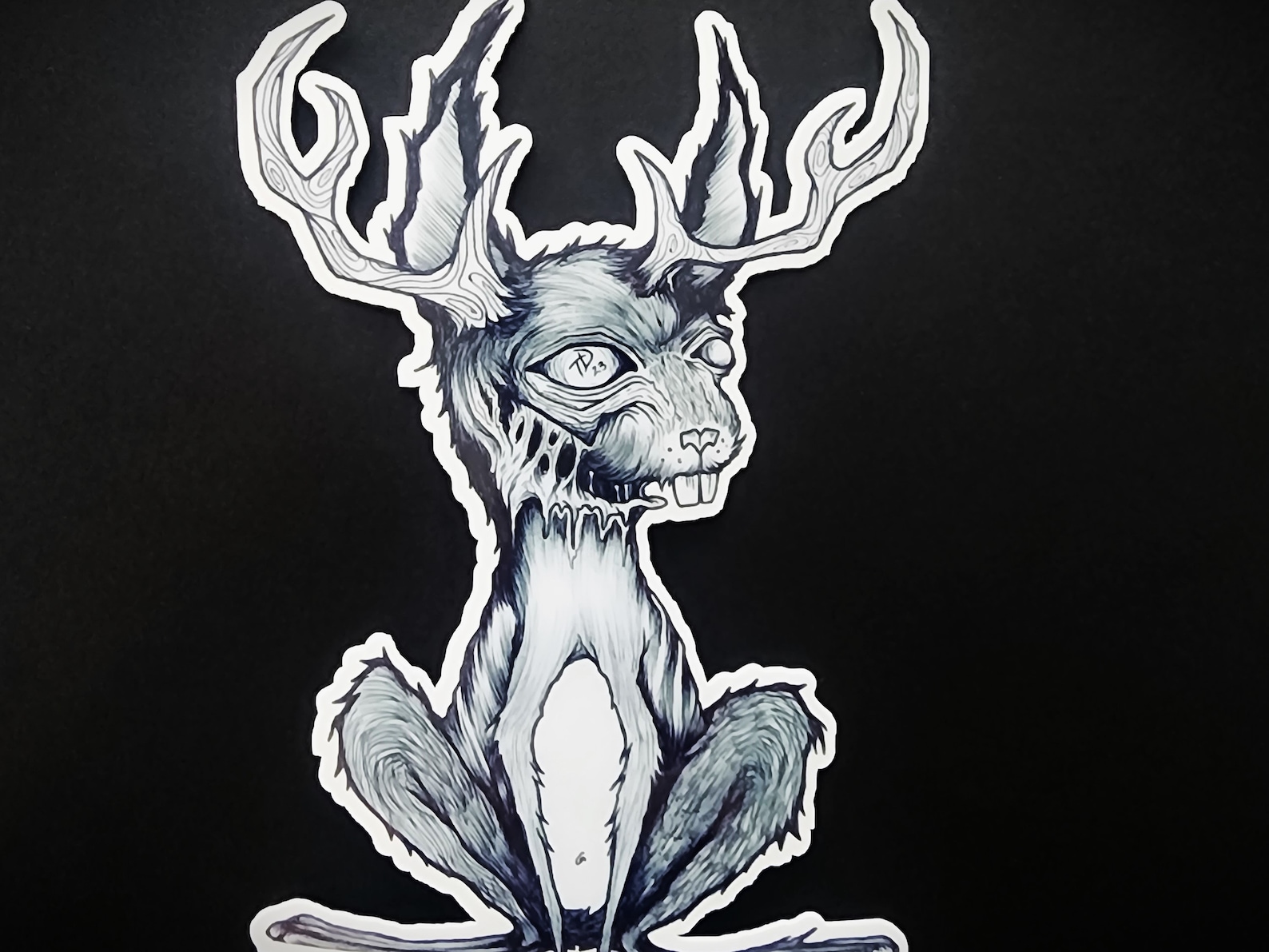 Jackalope Sticker - Etsy