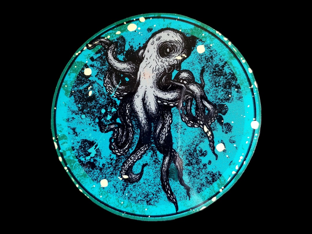 Octopus Vinyl Sticker - Etsy