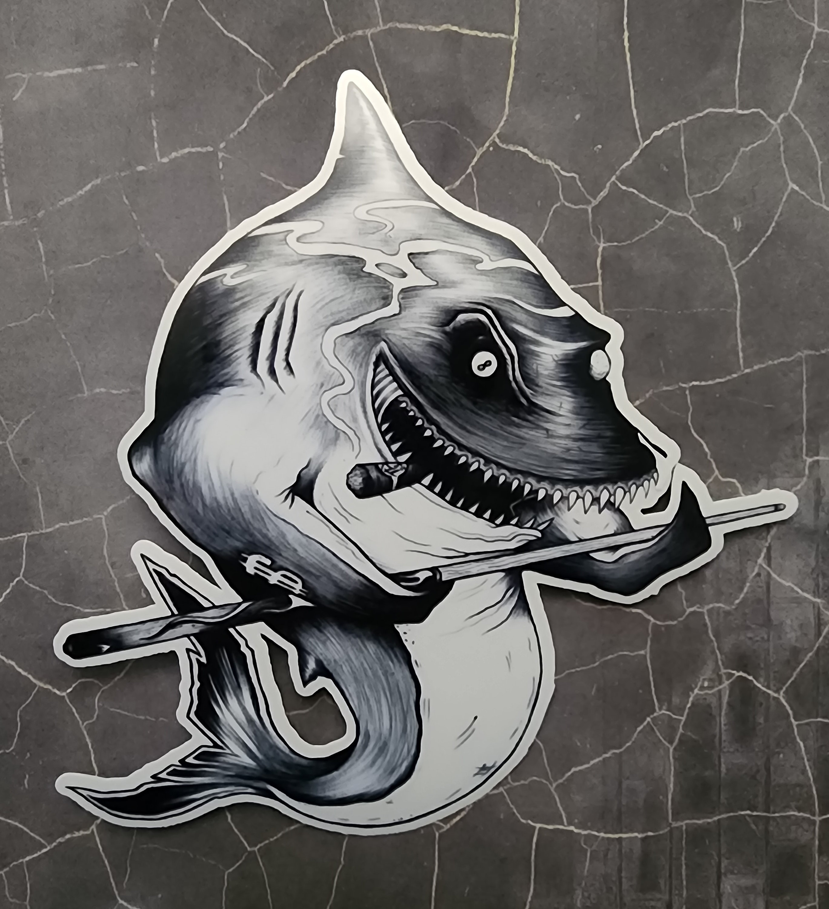 Pool Shark Sticker - Etsy