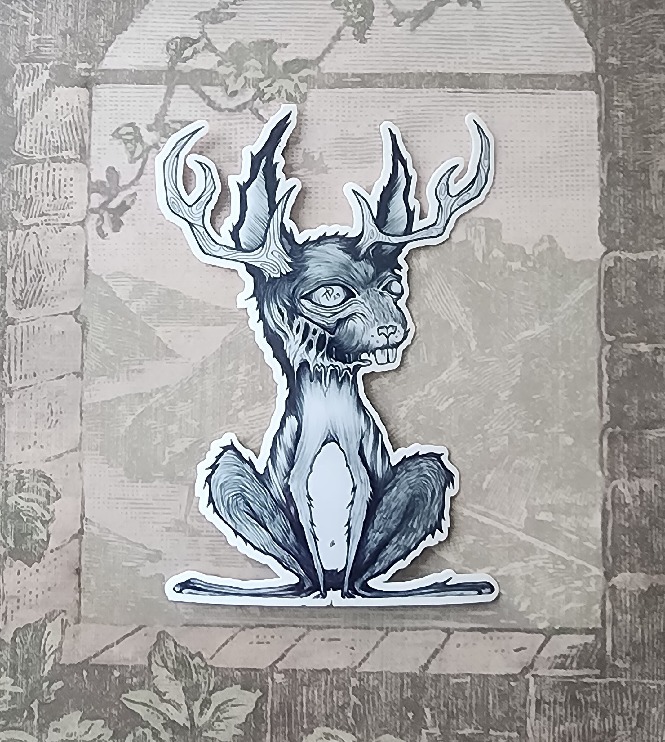 Jackalope Sticker - Etsy