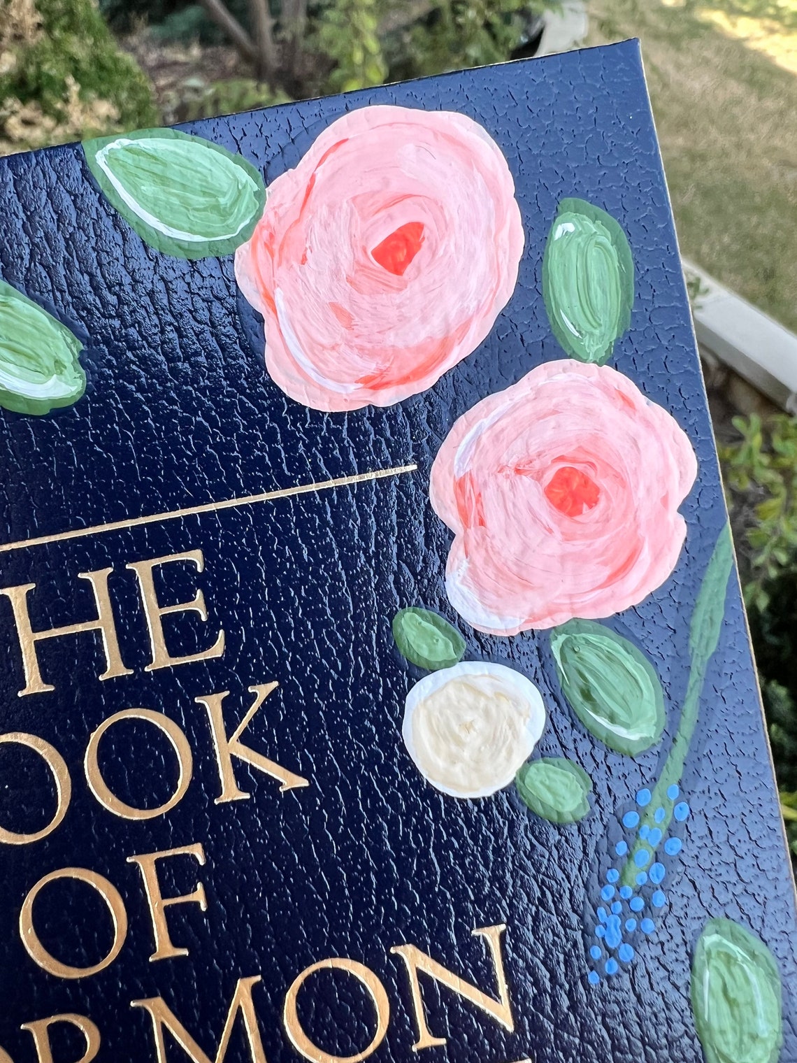 Hand Painted Book of Mormon - Etsy