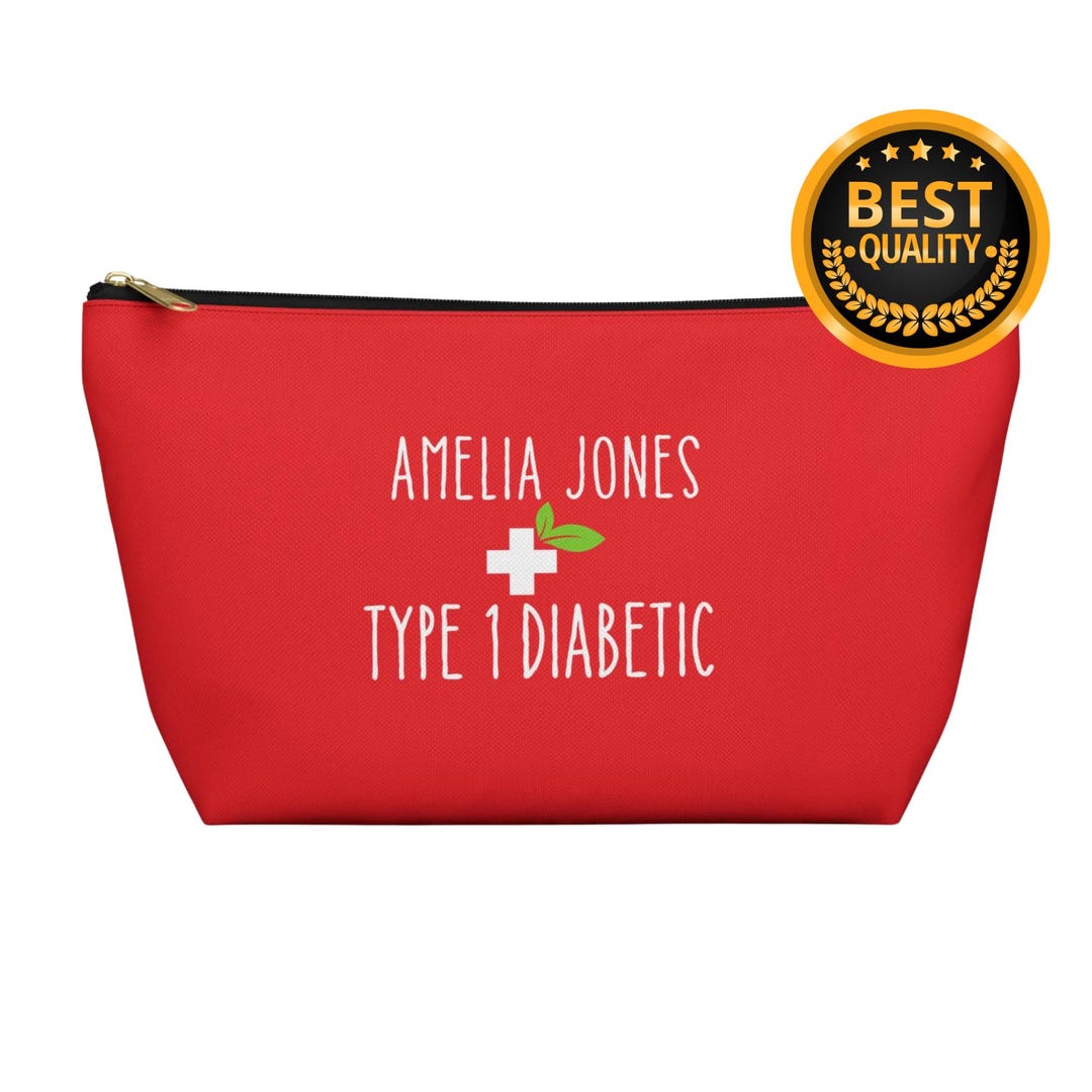 Type 1 Diabetic Bag, Insulin Travel Case, Diabetes Supply Pouch, Custom ...