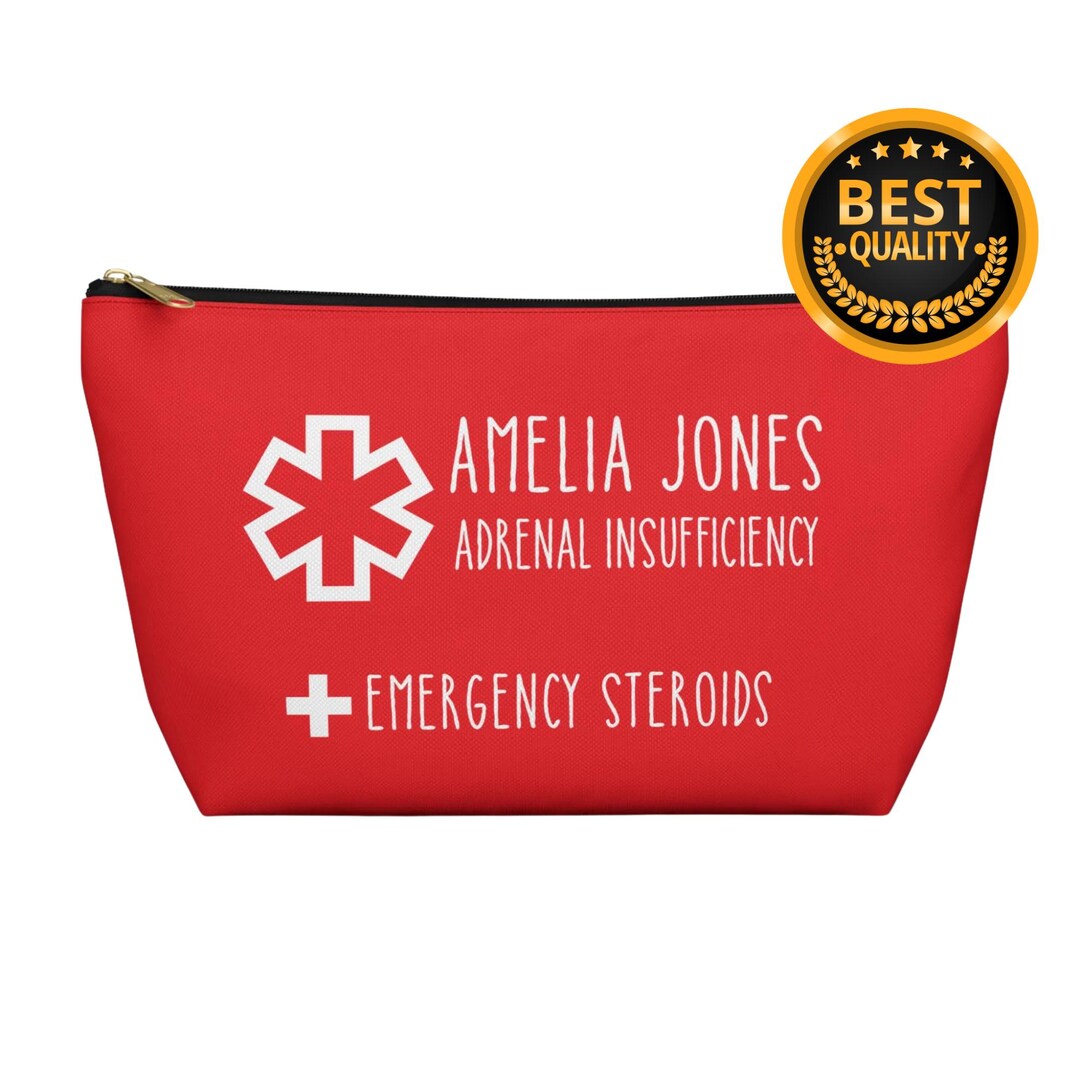 Emergency Steroids Bag, Medical Rescue Kit, Adrenal Insufficiency Pouch ...