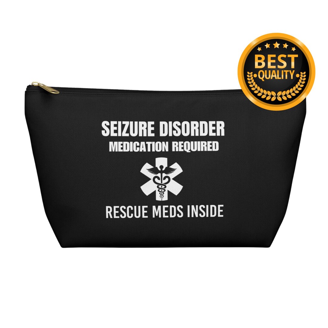Medication Required Seizure Disorder Bag, Rescue Meds Inside Pouch ...