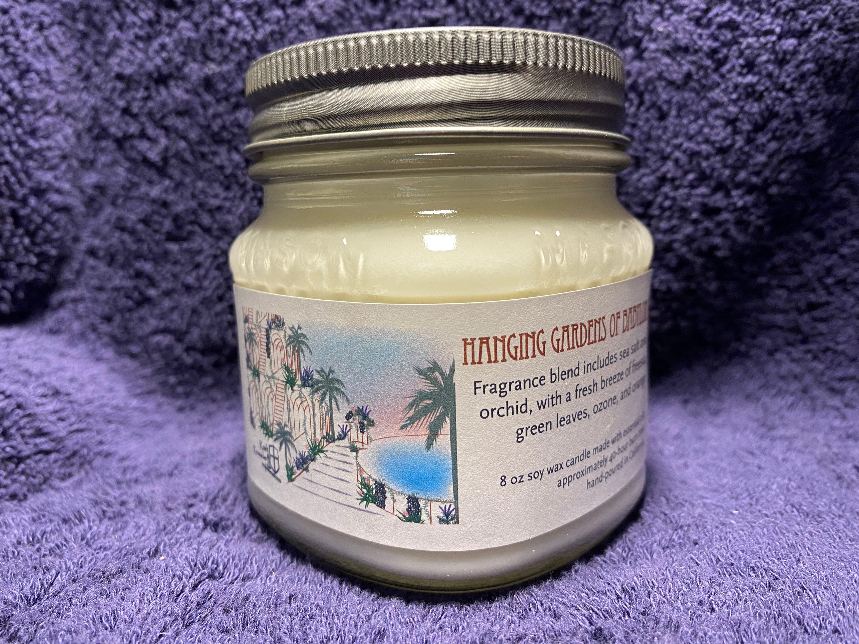 Hanging Gardens of Babylon Handmade 8 Oz. Soy Wax Candle - Etsy
