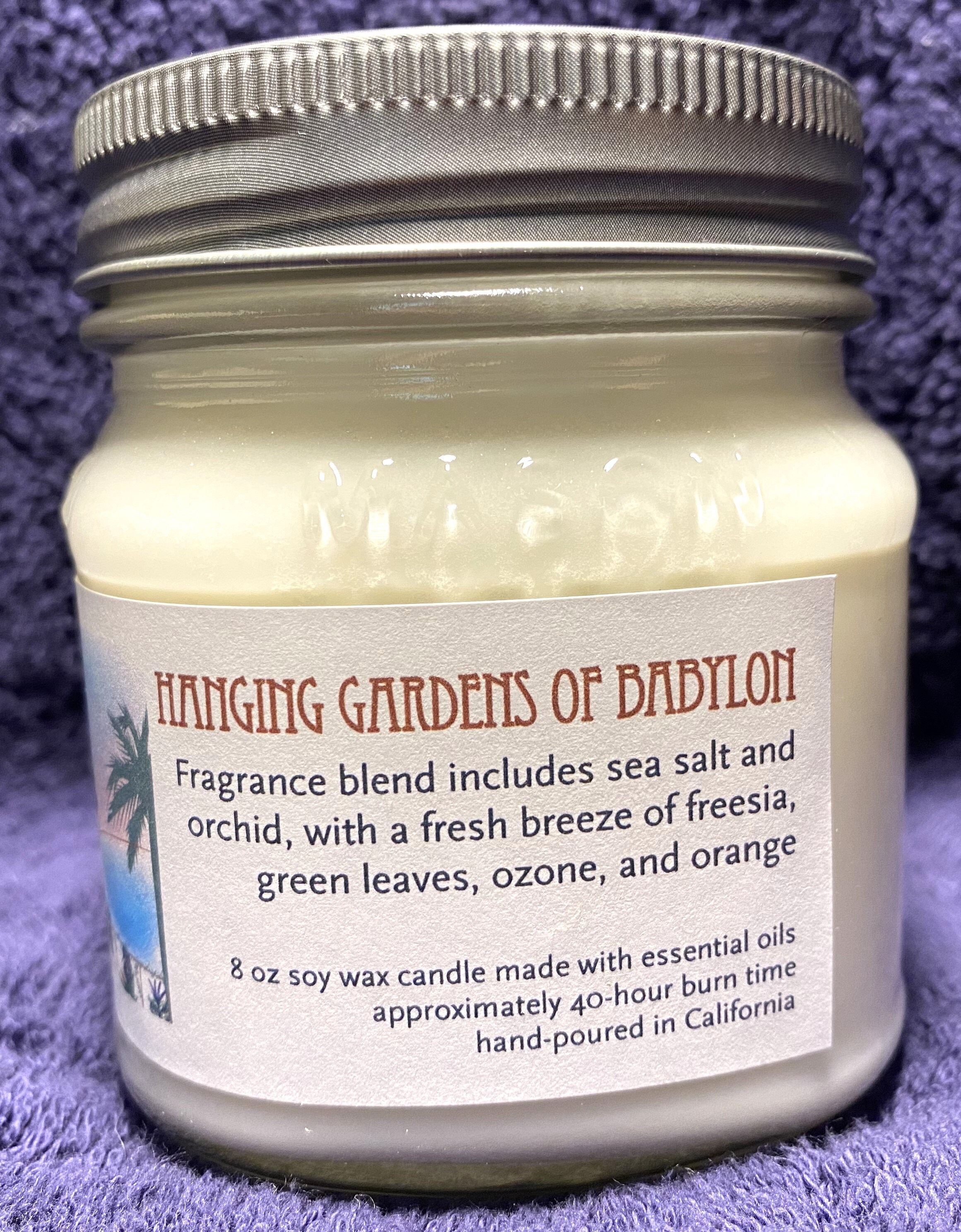 Hanging Gardens of Babylon Handmade 8 Oz. Soy Wax Candle - Etsy