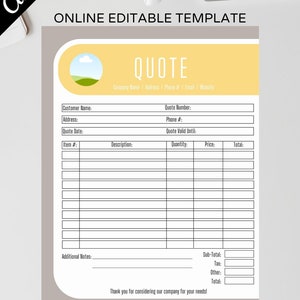 Editable Quote Template, Canva Editable Template, Quote Template ...