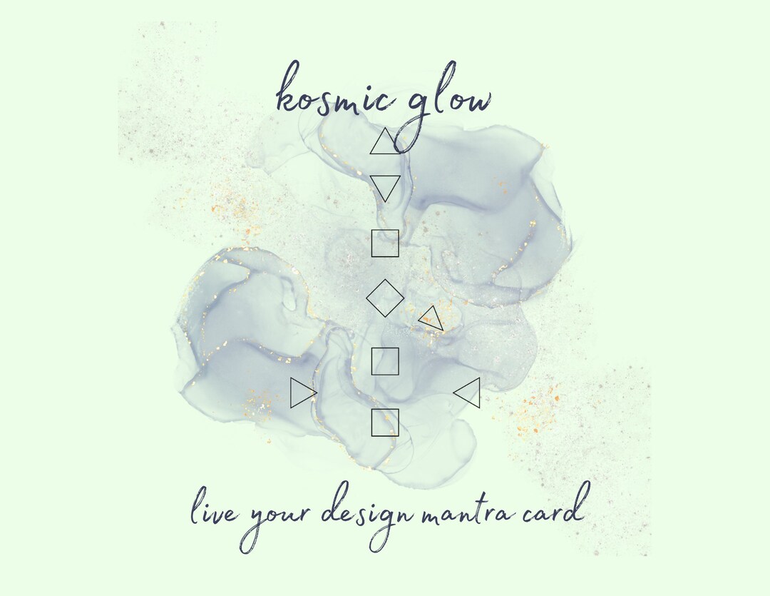 Human Design Mantra Card Personalized - Etsy