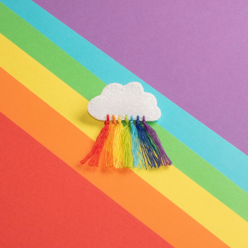 Cloud Brooch - Etsy