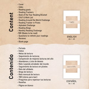 Reading Journal Printable, Reading Planner, Book Tracker, Reading Log ...