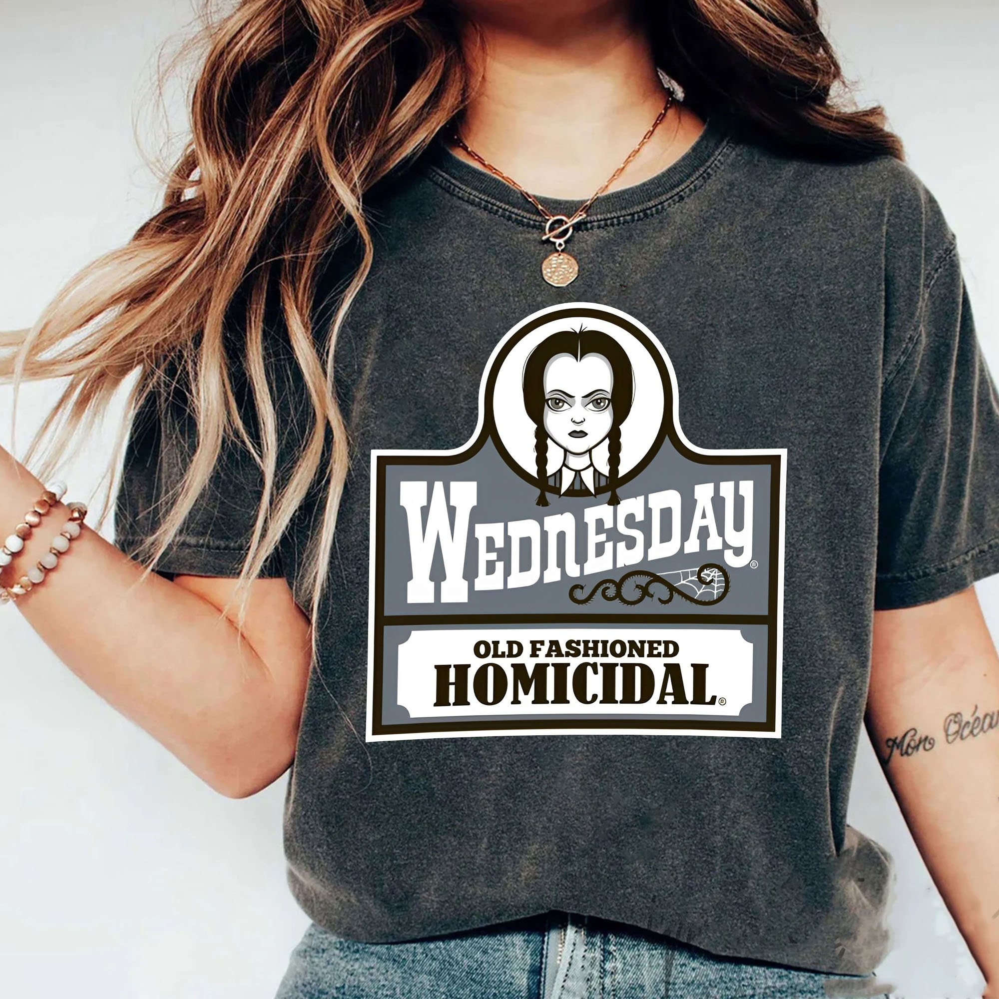 Vintage Wednesday Sweatshirt, Wednesday Addams sold by Landfall Devon ...