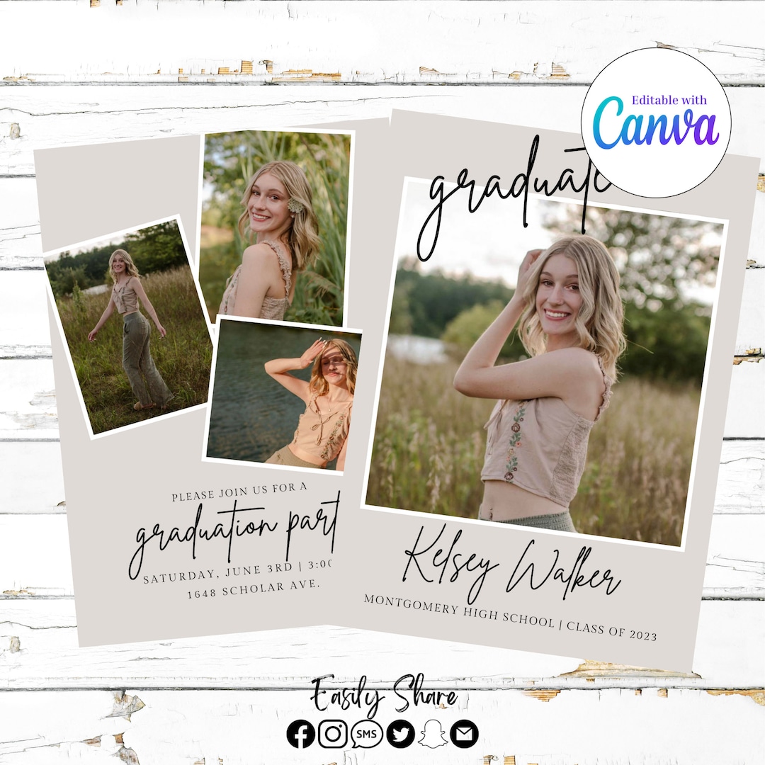 Graduation Open House Invitation - Etsy