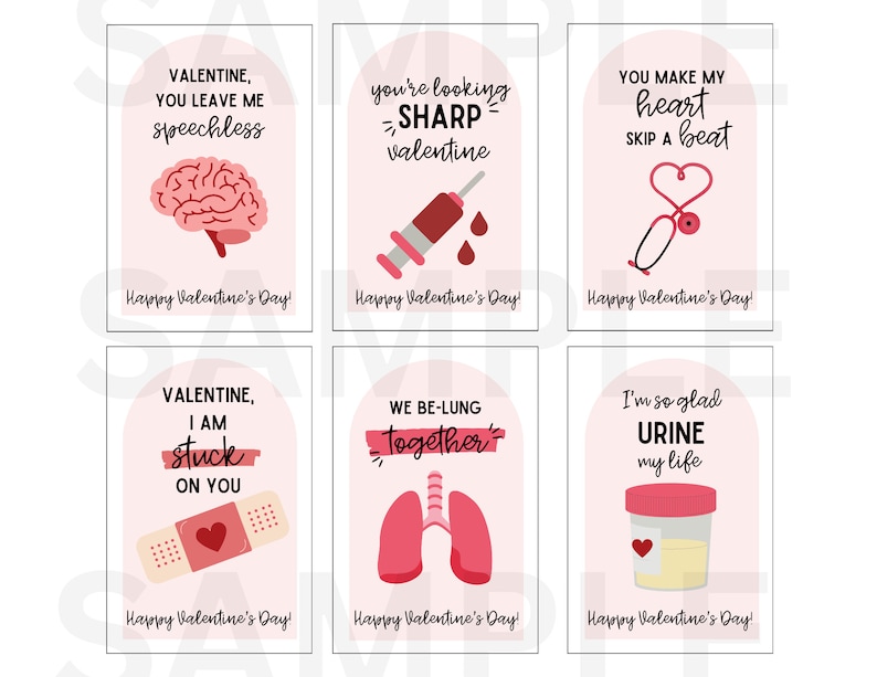 Medical Valentines Printables - Etsy