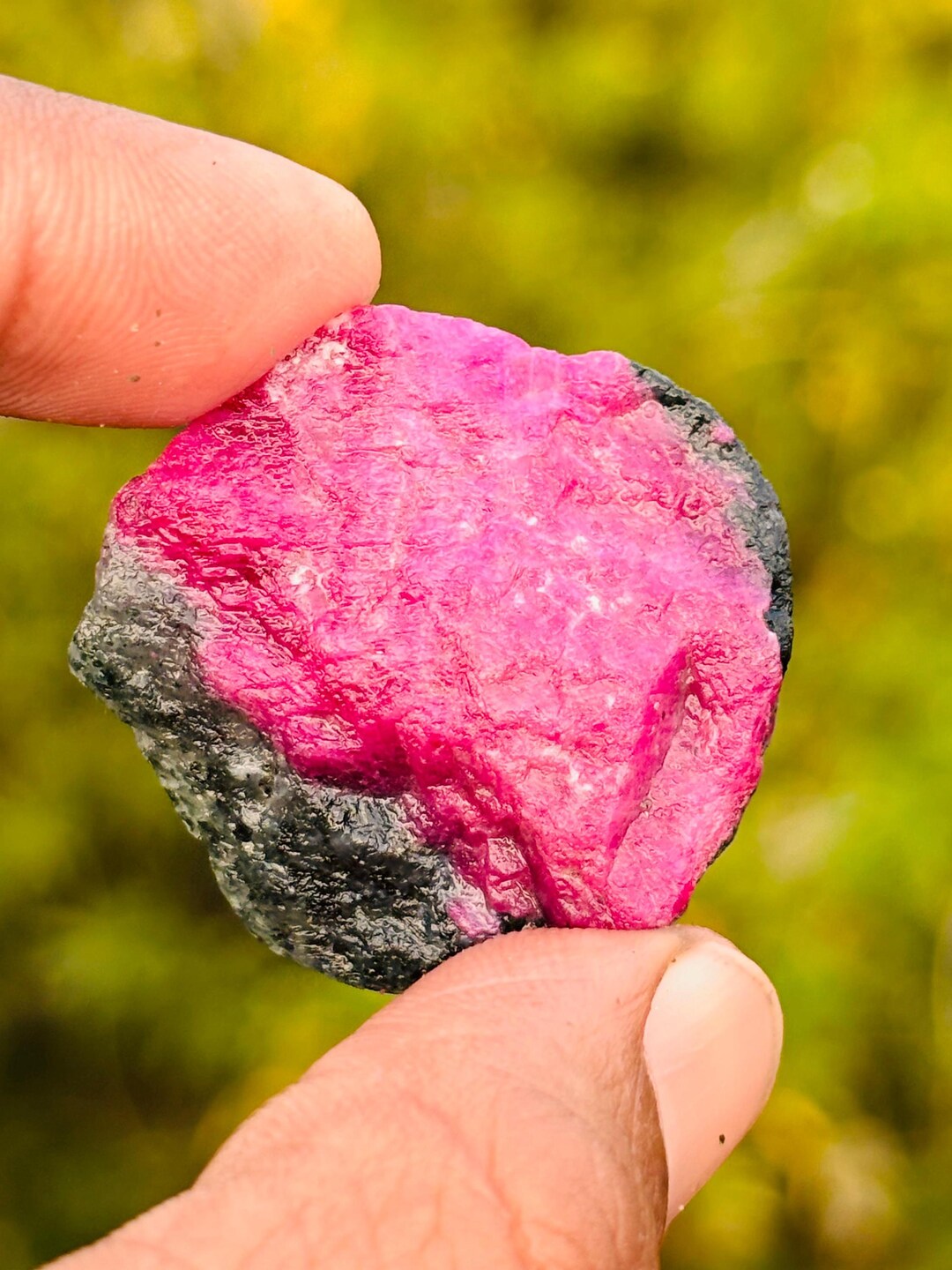 Raw Ruby Zoisite Stone: 77 Carat Healing Crystal - Etsy