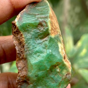LARGE Raw Chrysoprase Stone From Zimbabwe, Green Chrysoprase Specimen ...