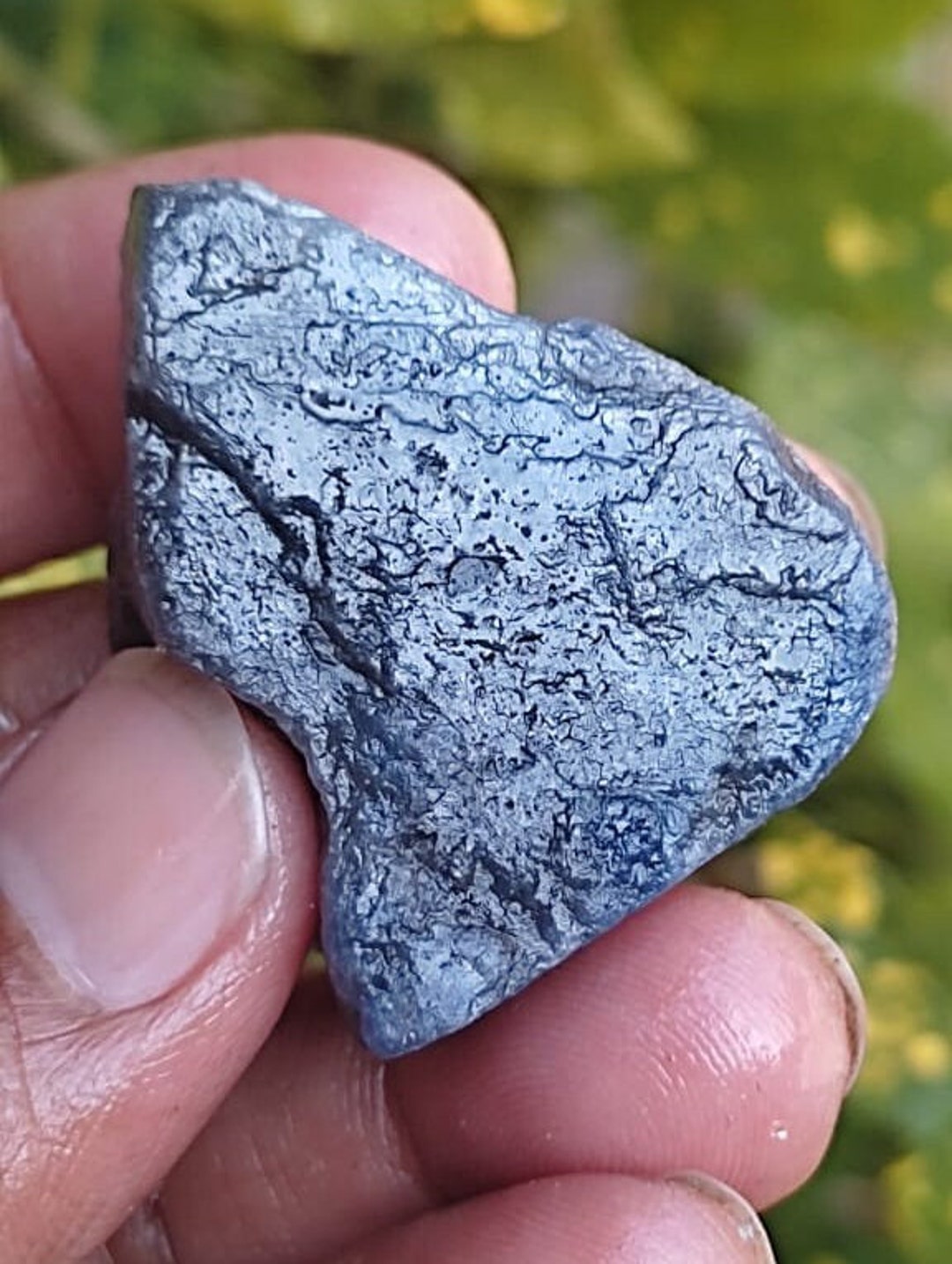 UNIQUE NATURAL BLUE Sapphire Rough Chunk .crystal, Raw Untreated Stone ...
