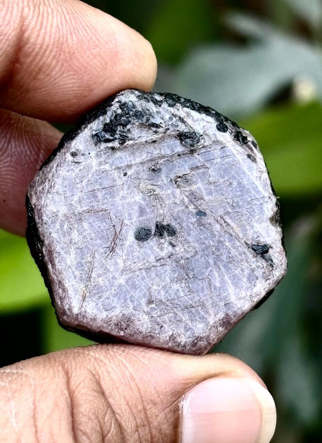 RUBY Raw Crystal Triangle Formation With Sacred Geometry Hexagon Ruby ...