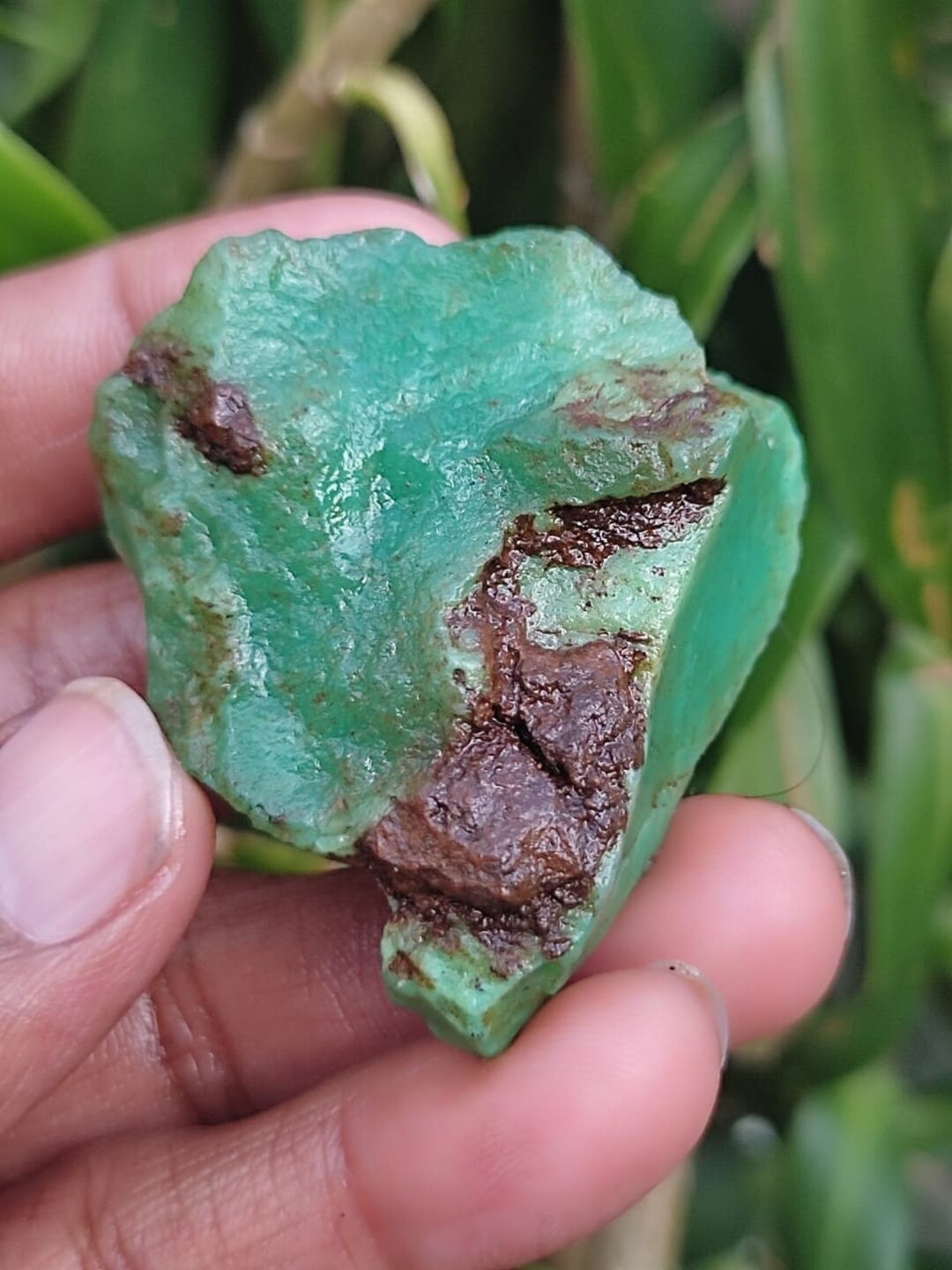 BIG Size Raw Chrysoprase Stone From Zimbabwe, Green Chrysoprase ...