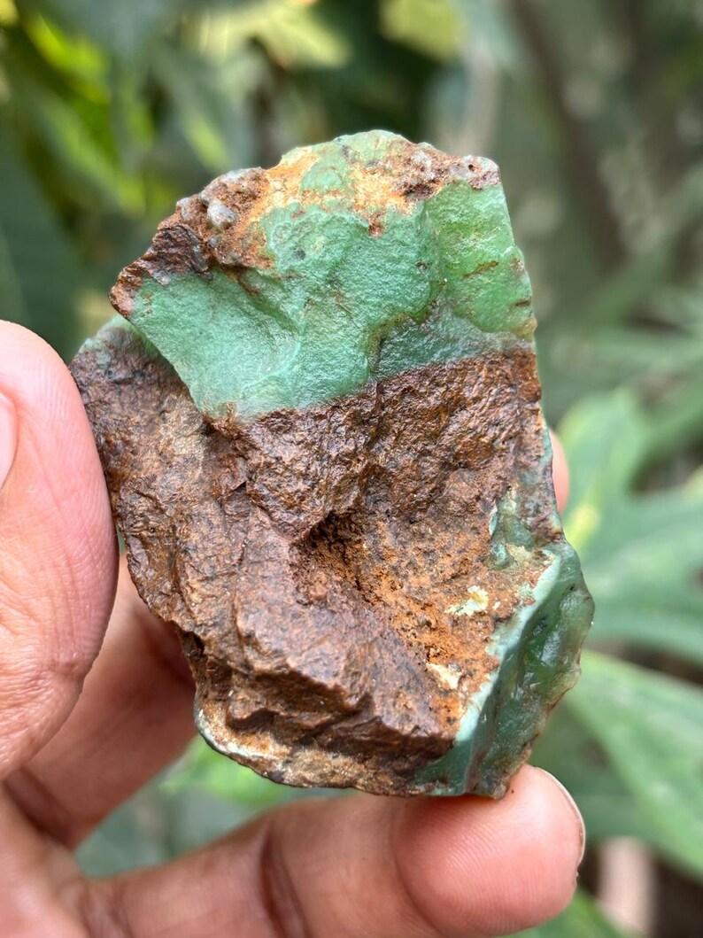LARGE Raw Chrysoprase Stone From Zimbabwe, Green Chrysoprase Specimen ...
