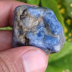 UNIQUE NATURAL BLUE Sapphire Rough Chunk .crystal, Raw Untreated ...
