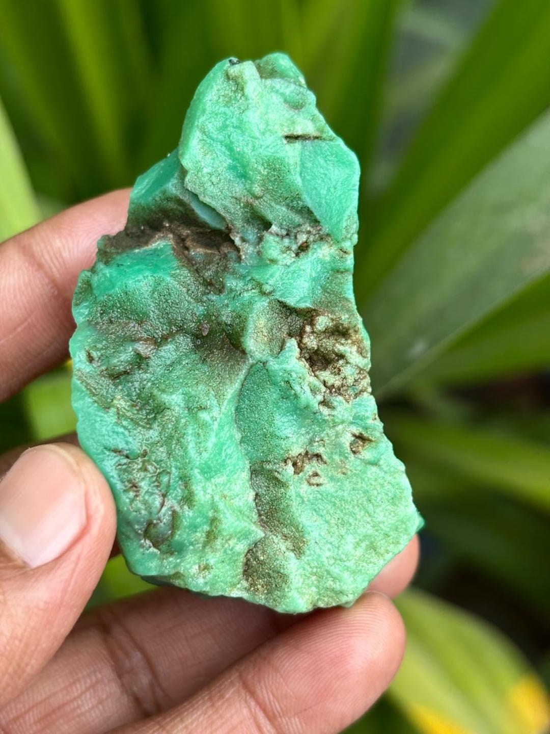 BIG Size Raw Chrysoprase Stone From Zimbabwe, Green Chrysoprase ...