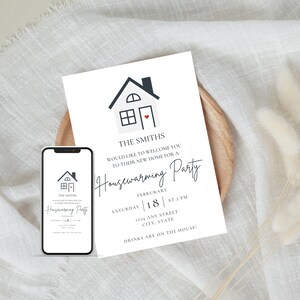 Housewarming Party Invitation, New House Party, Moving Announcement ...
