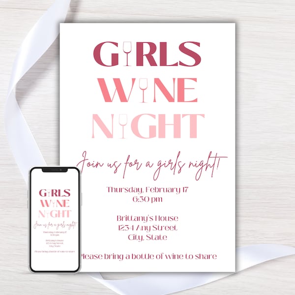 Girls Day Out Invitation - Etsy