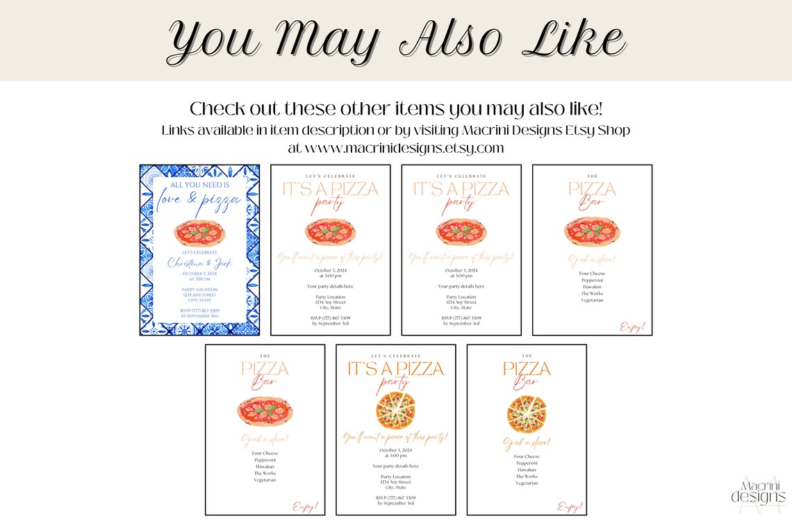 Pizza Bar Sign, Editable Pizza Menu Sign, Editable Menu Template ...