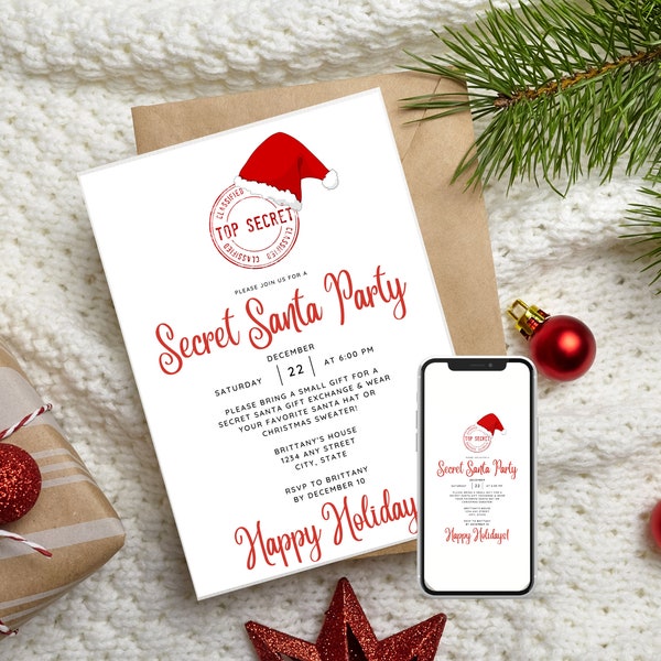 Yankee Swap Invitations - Etsy
