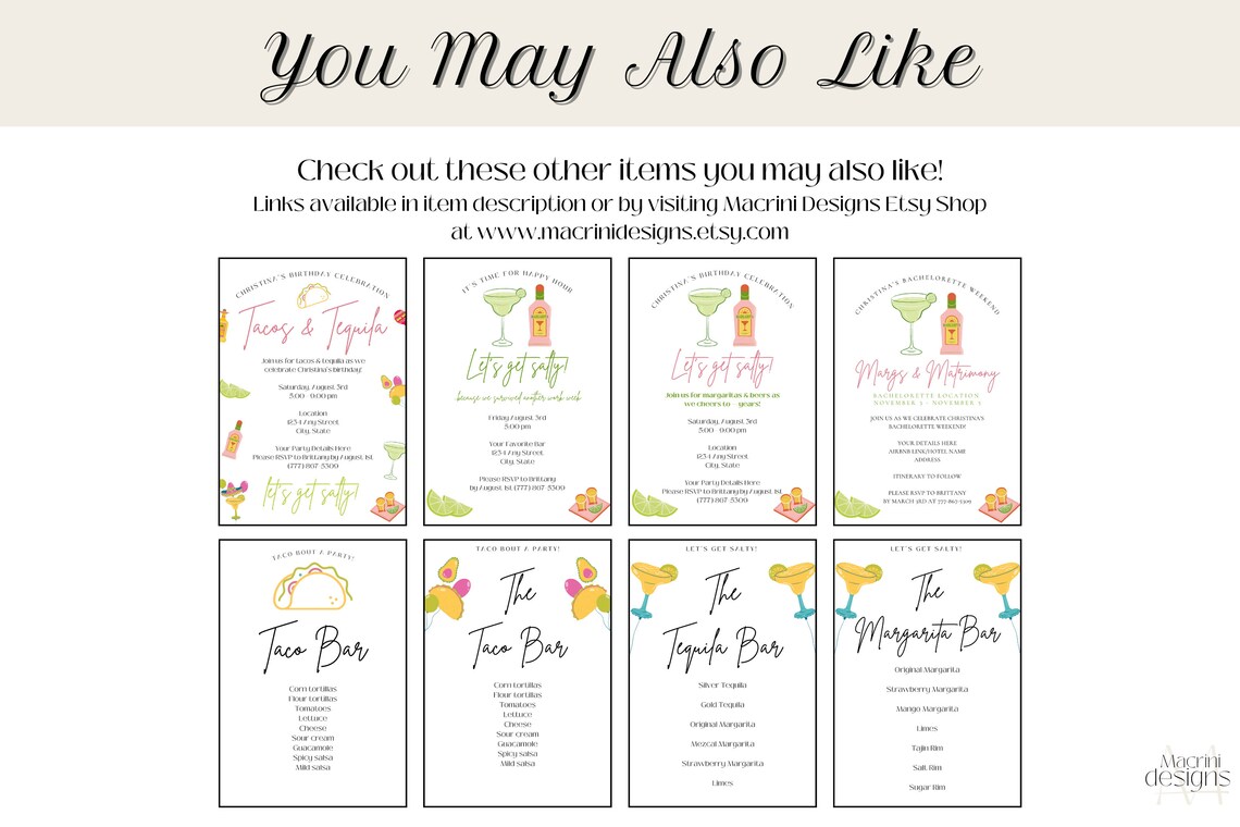 Taco Bar Sign, Editable Taco Bar Menu, Taco Party Sign Template, Tacos ...