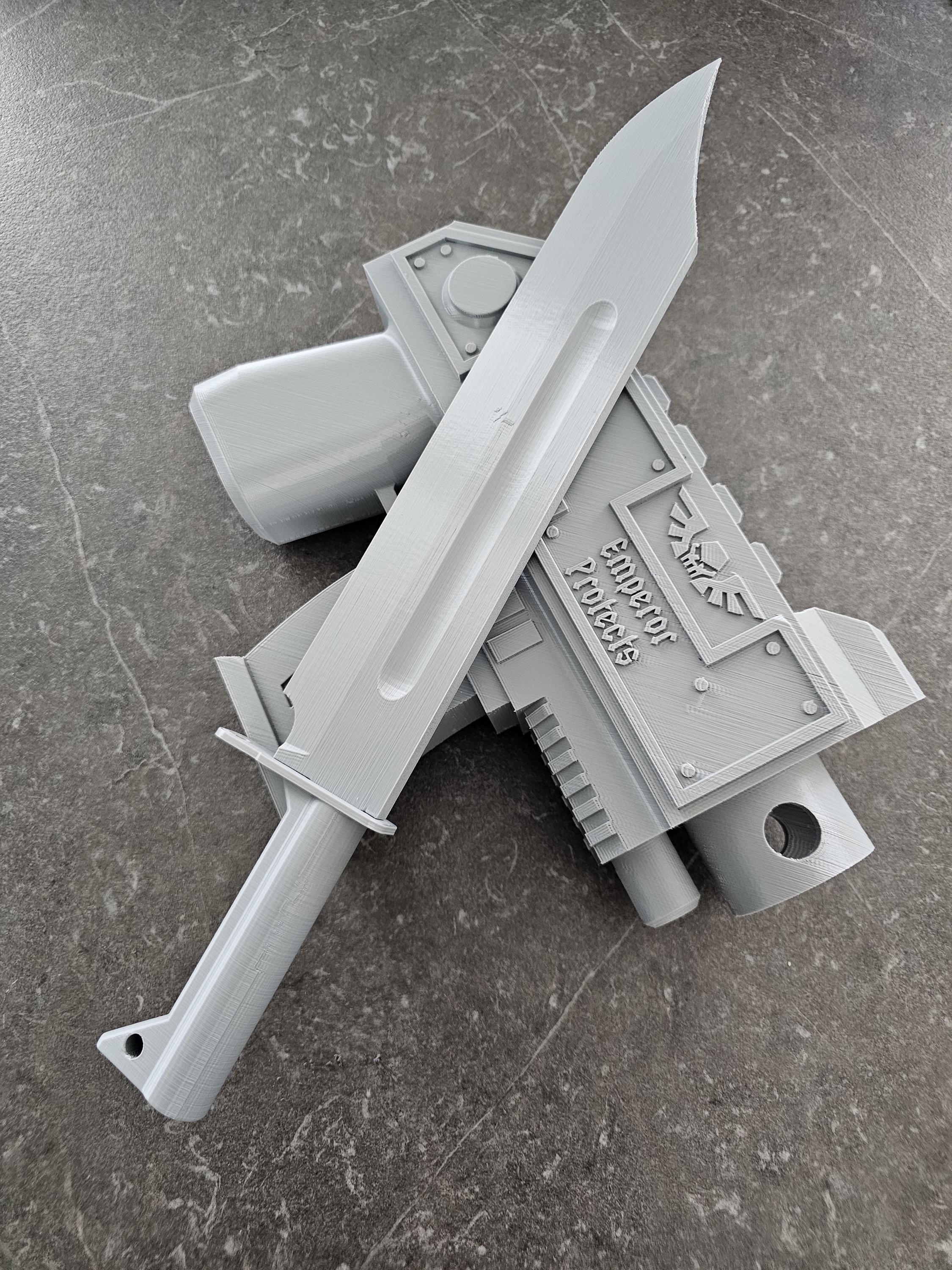 TITUS Space Marine 2 Knife 3D Printed - Etsy