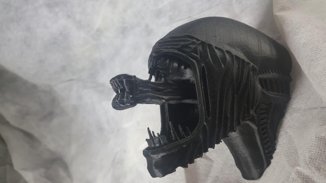 Alien Head 3D Print - Etsy