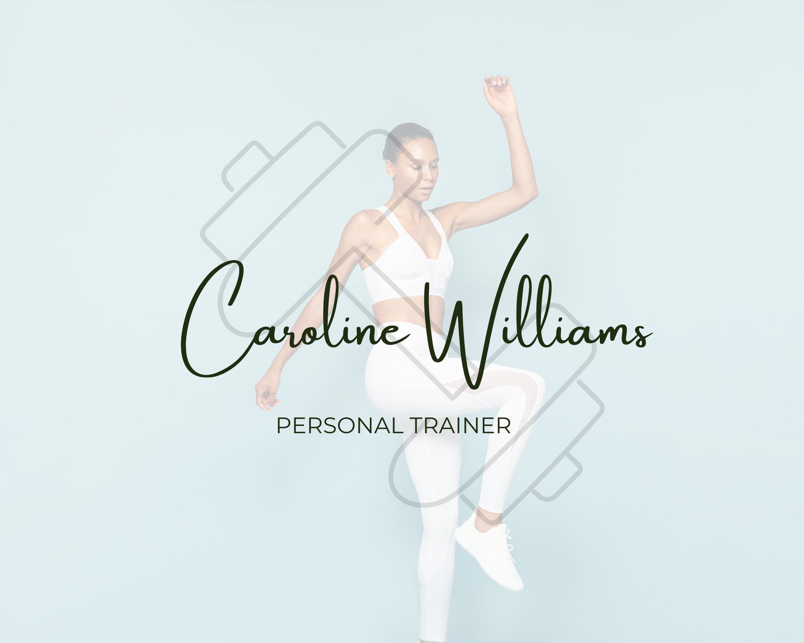 Personal Trainer Logo Fitness Trainer Logo Design Personal Trainer ...