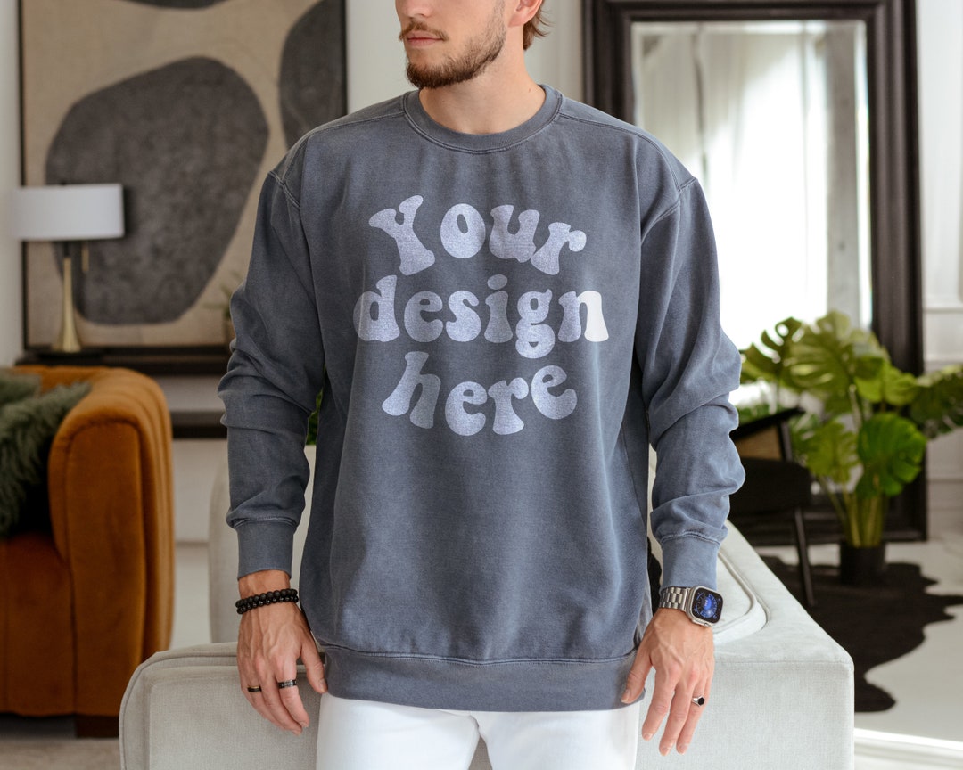 Comfort Colors 1566 Denim, 1566 Comfort Colors Mockups Men, 1566 ...