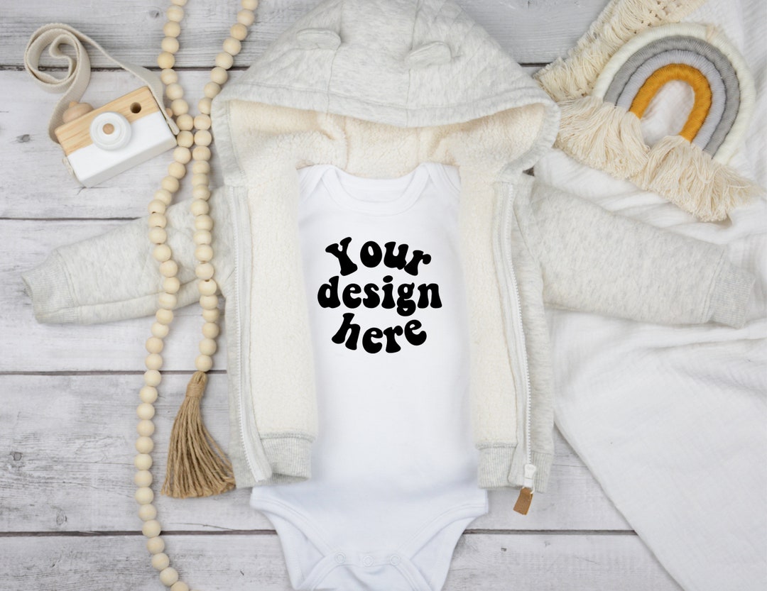 Maqueta de traje de bebé para bebés maqueta de invierno para - Etsy España