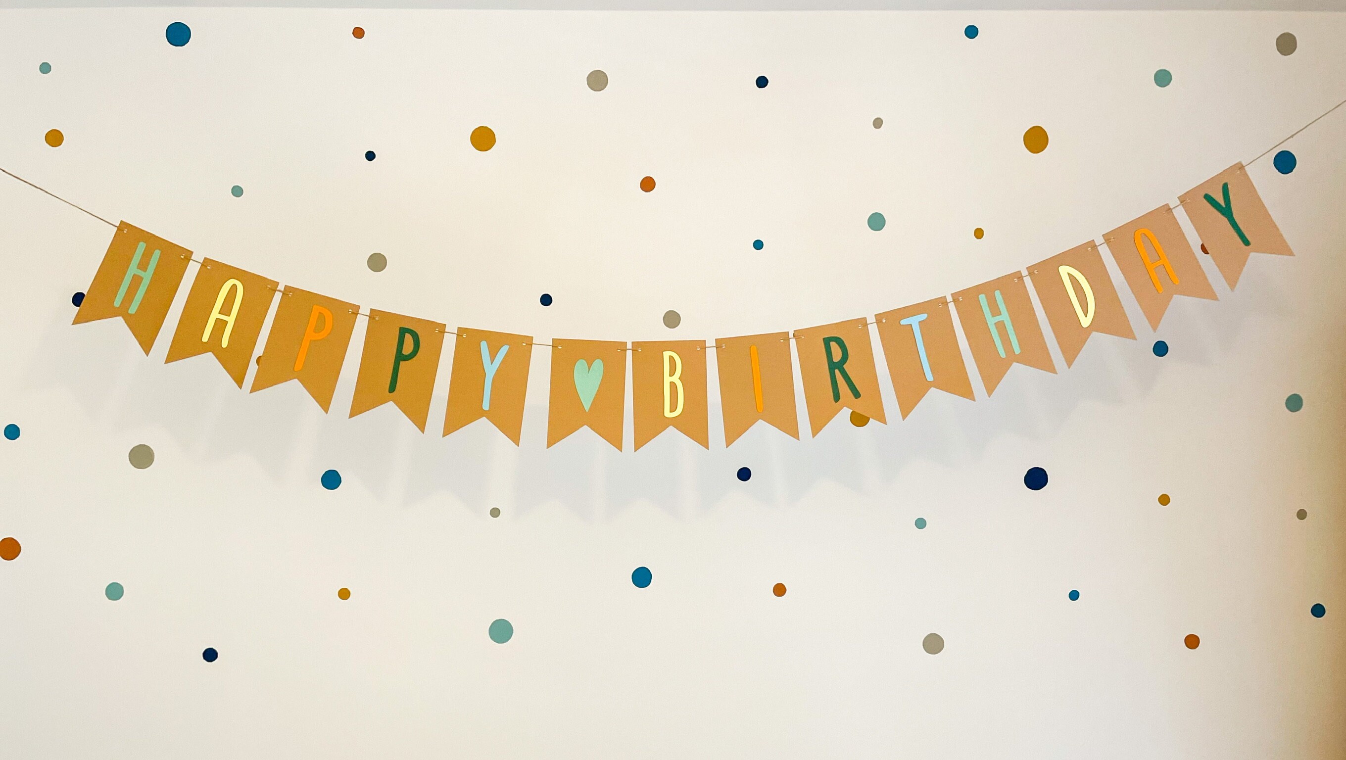 Cadena de banderines con texto deseado de papel - Etsy España